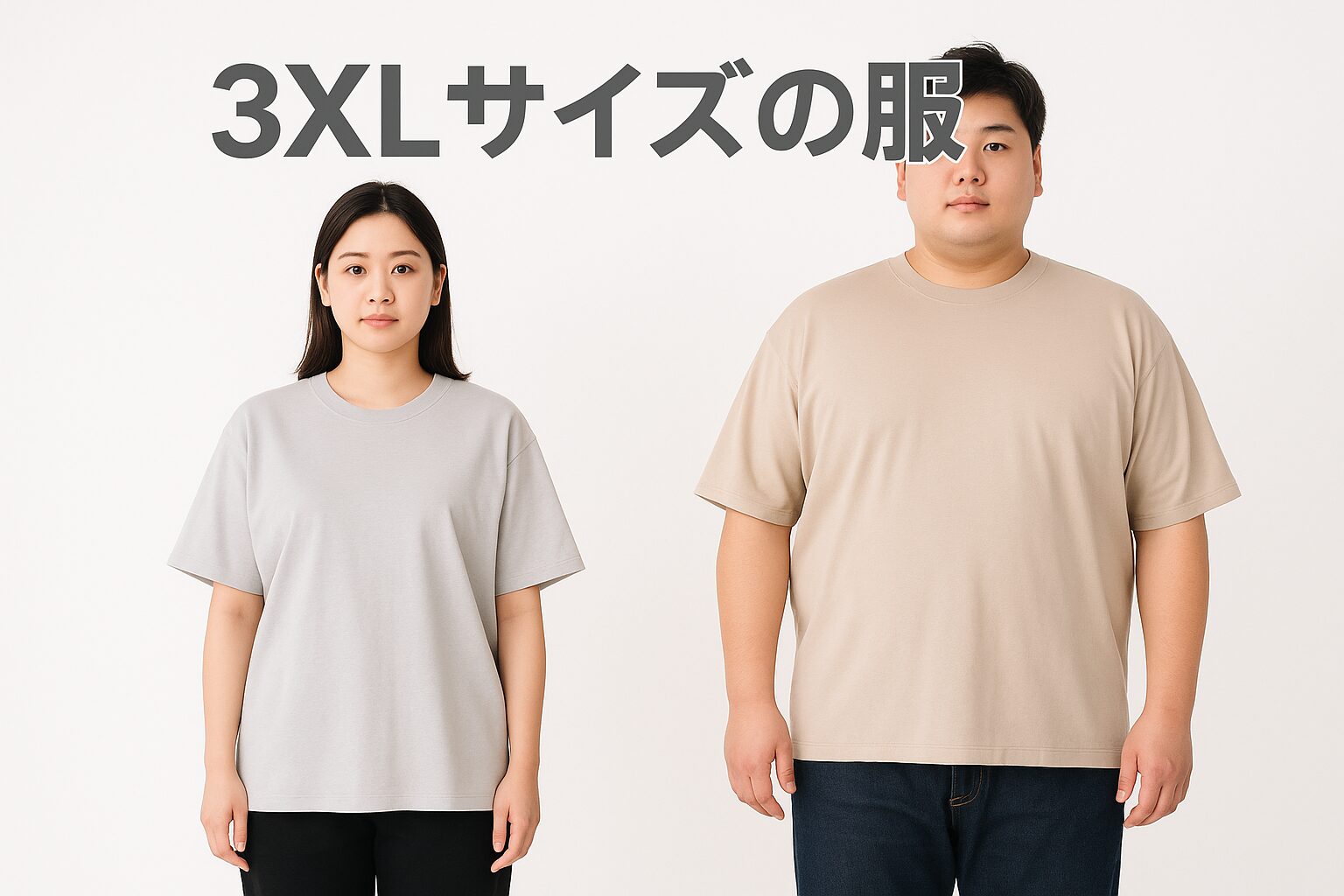 3XLサイズってどのくらい？身長体重で完全解説！ | てぃぷろぐ